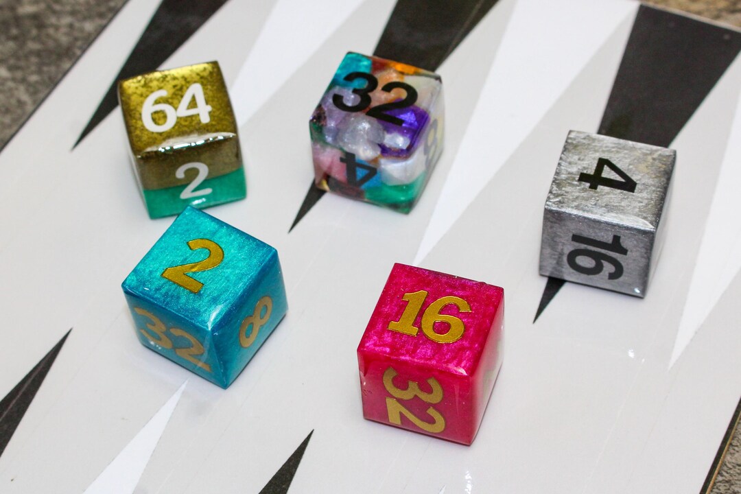 Medium Backgammon Cubes, 1" - Etsy