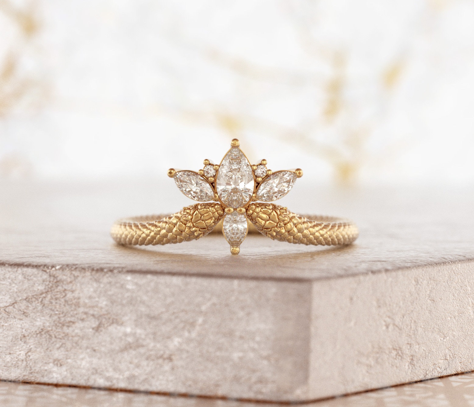 Snake Wedding Ring Ouroboros Wedding Ring Diamond Wedding - Etsy