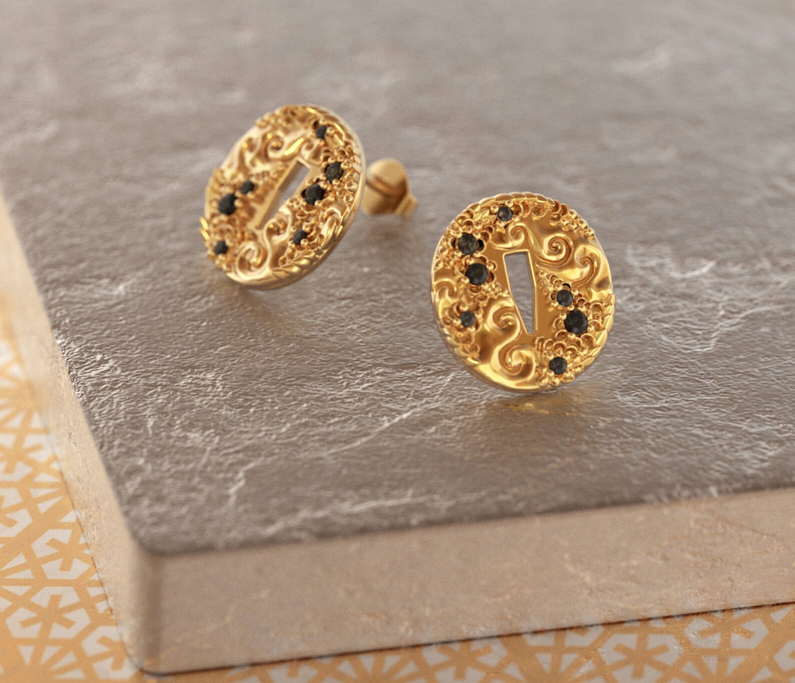 Samurai Earrings,asian Earrings,samurai Jewelry,tsuba,japanese Earrings ...