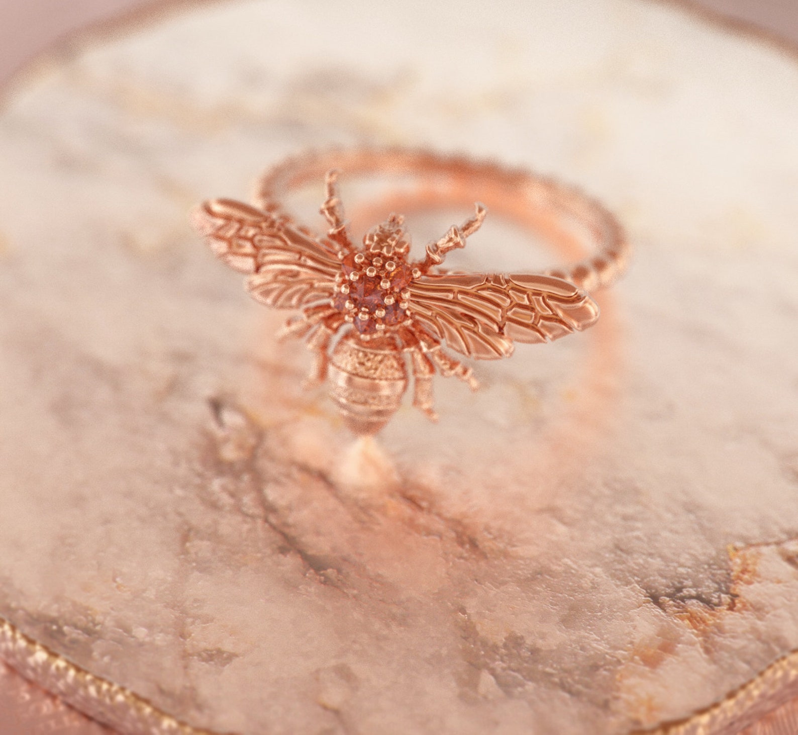 Honey Bee RingInsect RingMagic RingWiccan RingBee Band | Etsy