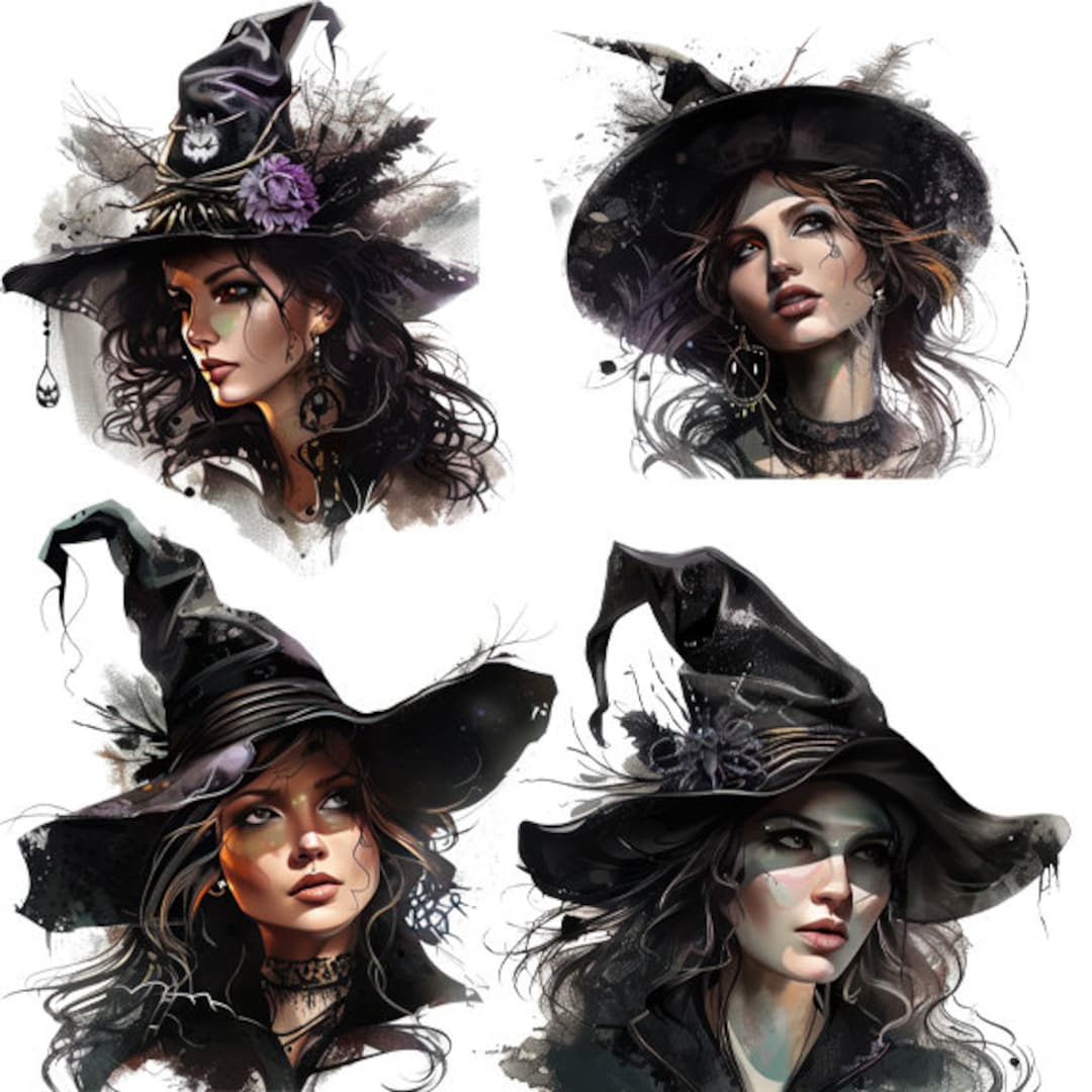 Best Witches PNG - High Resolution PNG Clip Art - COMMERCIAL Use - Etsy