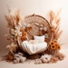 Newborn Digital Backdrop Boho Inspired Baby Backdrop Digital Image for ...