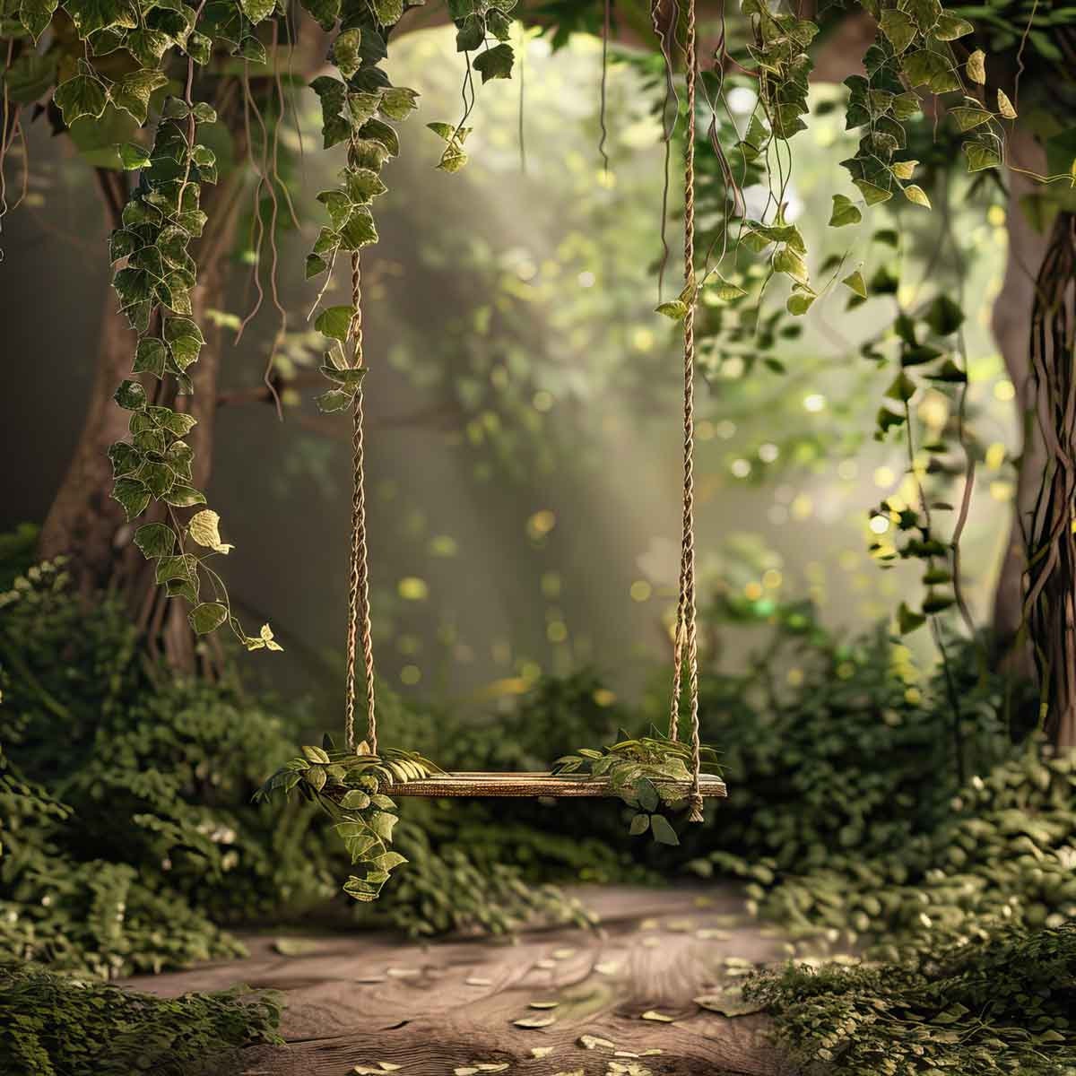 Newborn Digital Backdrop - Ivy Swing - Etsy