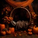 Newborn Digital Backdrop -halloween Themed Baby Backdrop - Fall/autumn ...