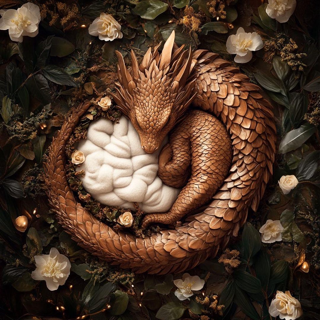Newborn Digital Backdrop - Mother Dragon - PRINT ON DEMAND - Etsy