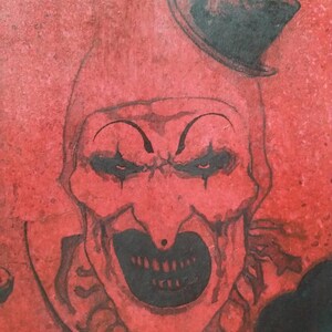 TERRIFIER Art the Clown Original Drawing - Etsy