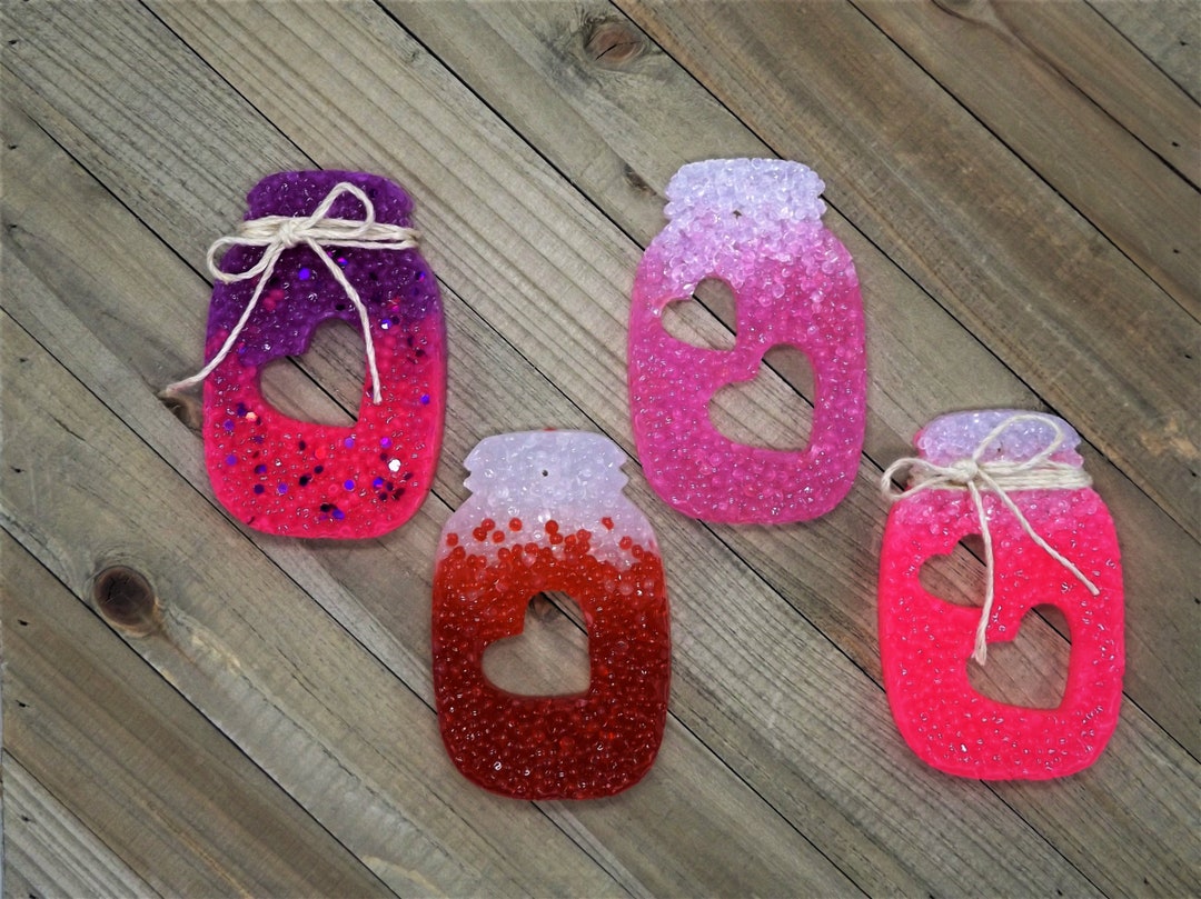 Mason Jar Hearts Car Freshies Valentine Day Freshies Heart - Etsy