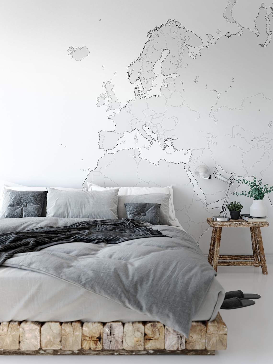 Travel Map Wall Decal // USA Map Wall Art Large Us Map USA | Etsy