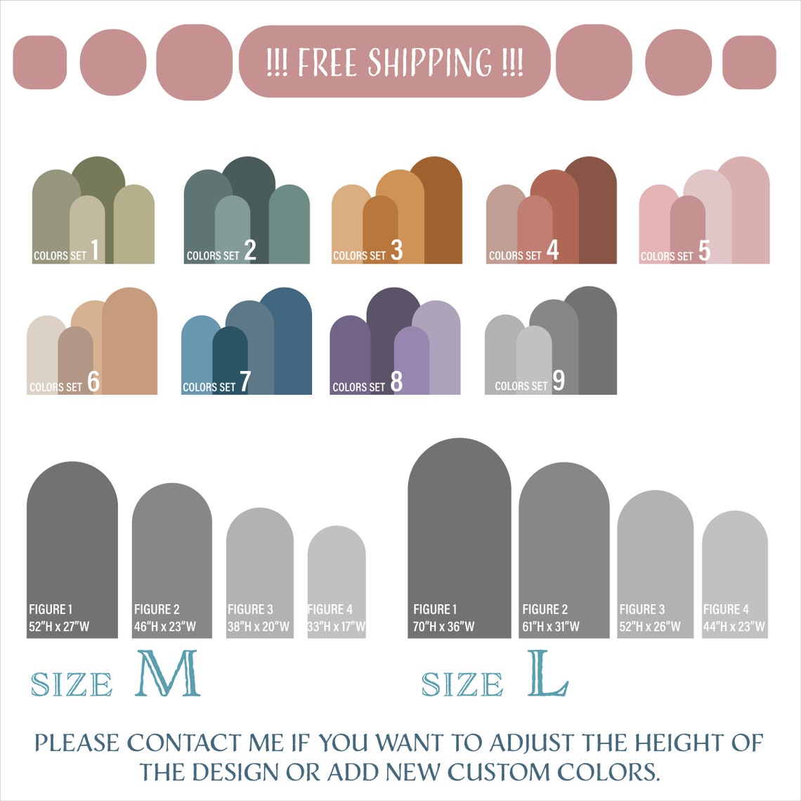 Arch Block Wall Decal / Arch Wall Sticker / Modern Wall - Etsy