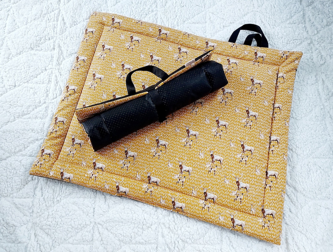 Dog Travel Mat Lightweight Dog Settle Bed Training Mat Deers Design - Etsy UK