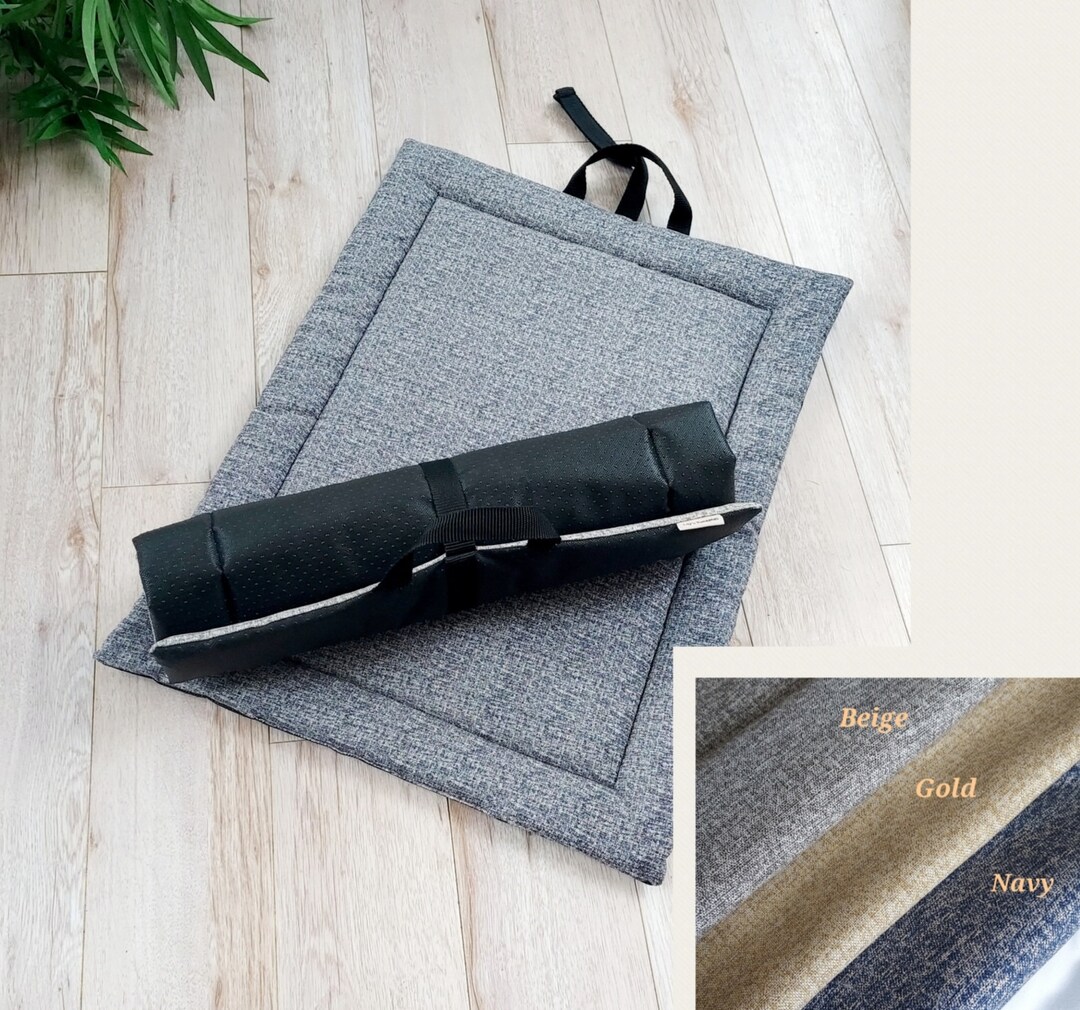 Lightweight Padded Roll up Dog Travel Mat Dog Settle Bed Choice of ...