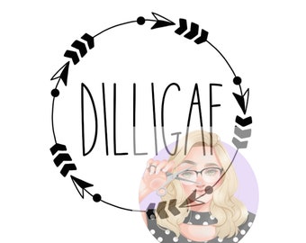Dilligaf Decal - Etsy