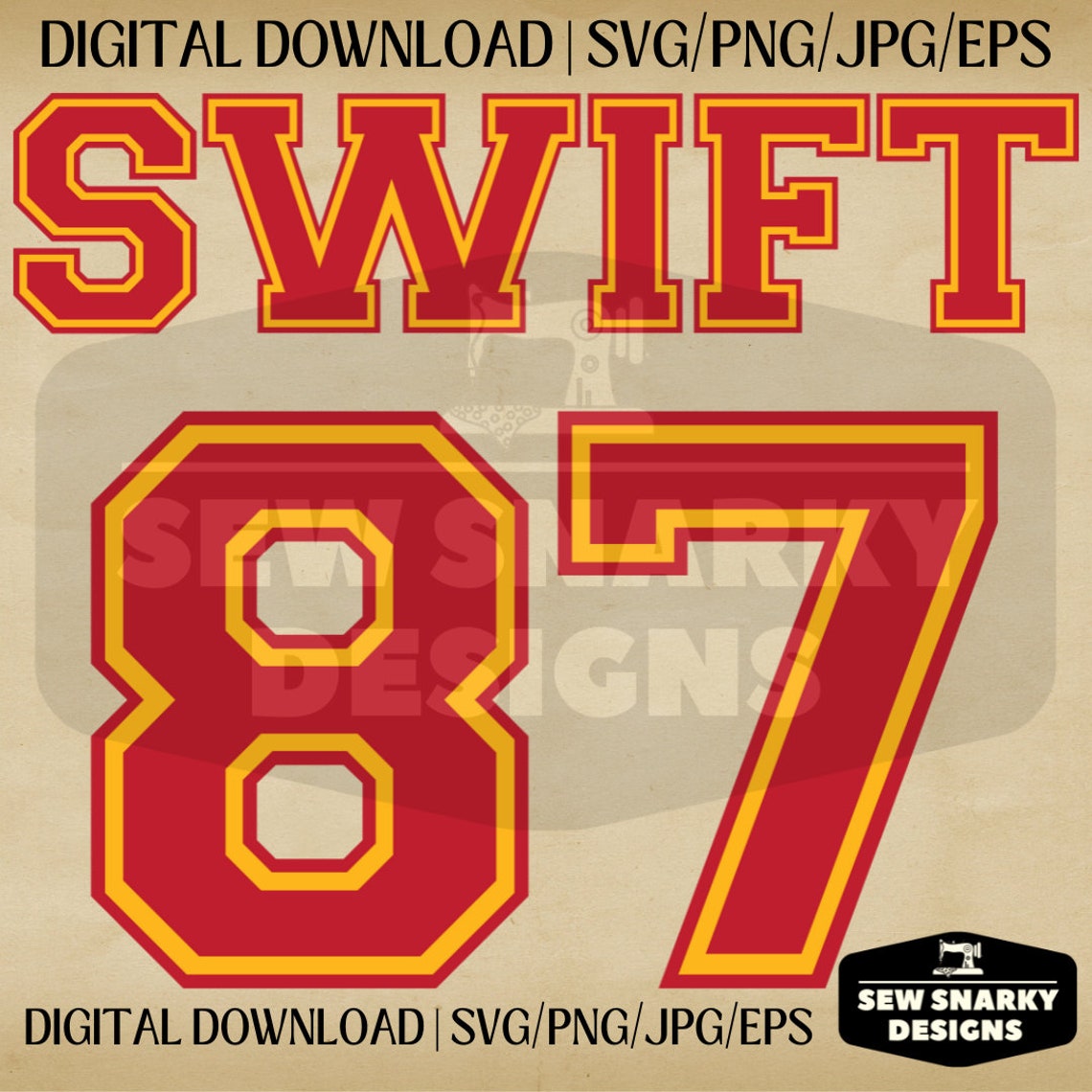 T Swift | Travis Kelce | Number 87 | Digital Download | Kansas Swifty ...