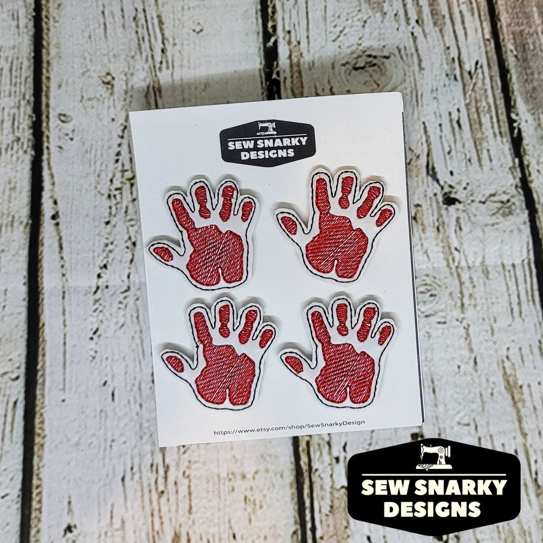 Bloody Hand Print Magnets, Crime Scene, True Crime, - Etsy