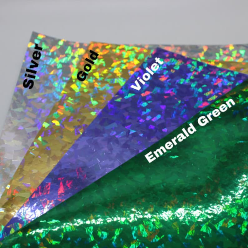 Holographic Glitter Vinyl, Outdoor Vinyl, Made in USA 12x24, 12x12 ...