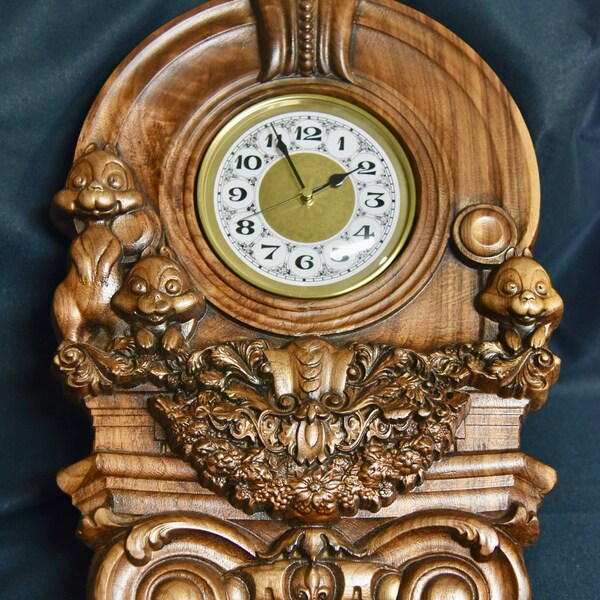 Squirrel Clock - Etsy