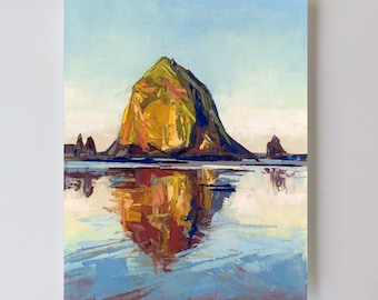Haystack Rock Cannon Beach Print Digital Download Fine Art Print Film ...