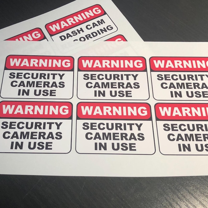 Security Stickers - Etsy