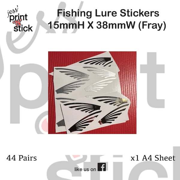 Fishing Lure Stickers - Etsy