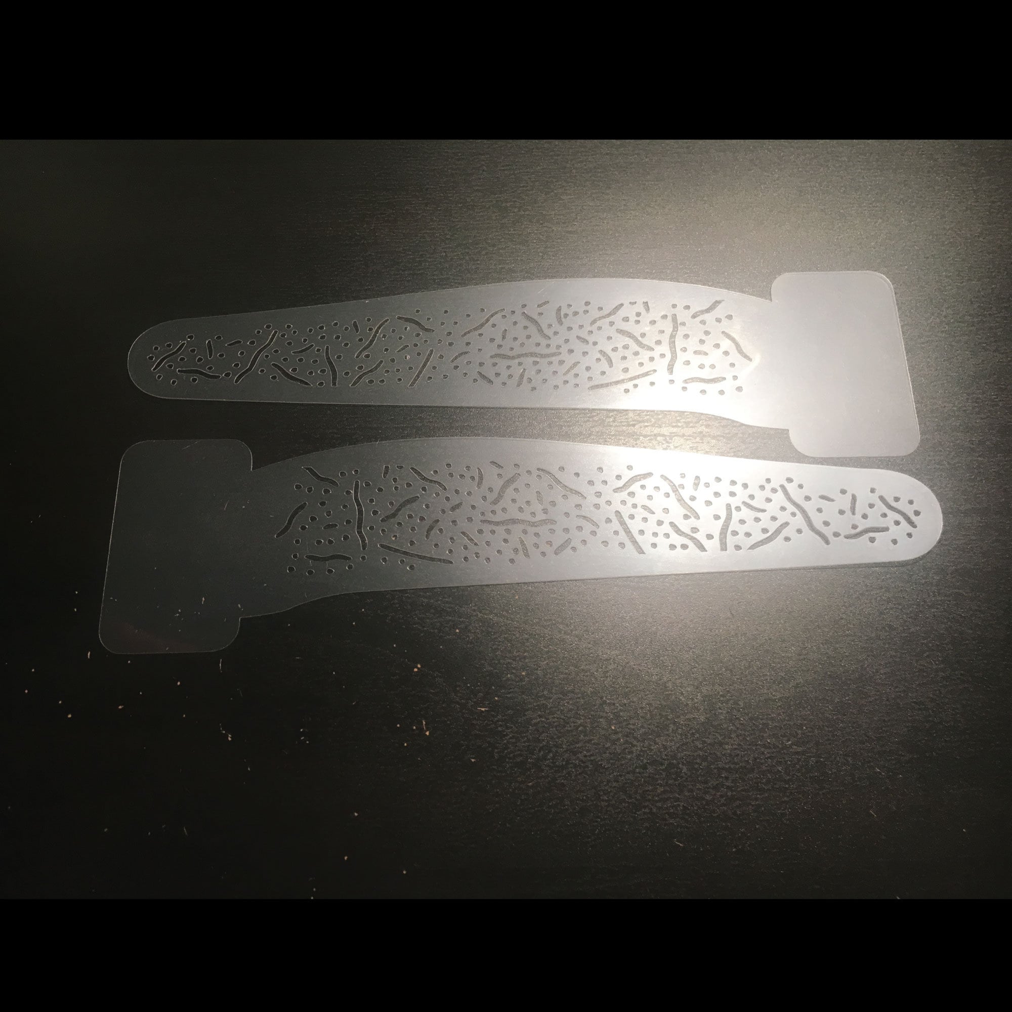 5 Fishing Lure Stencils Various Patterns - Etsy