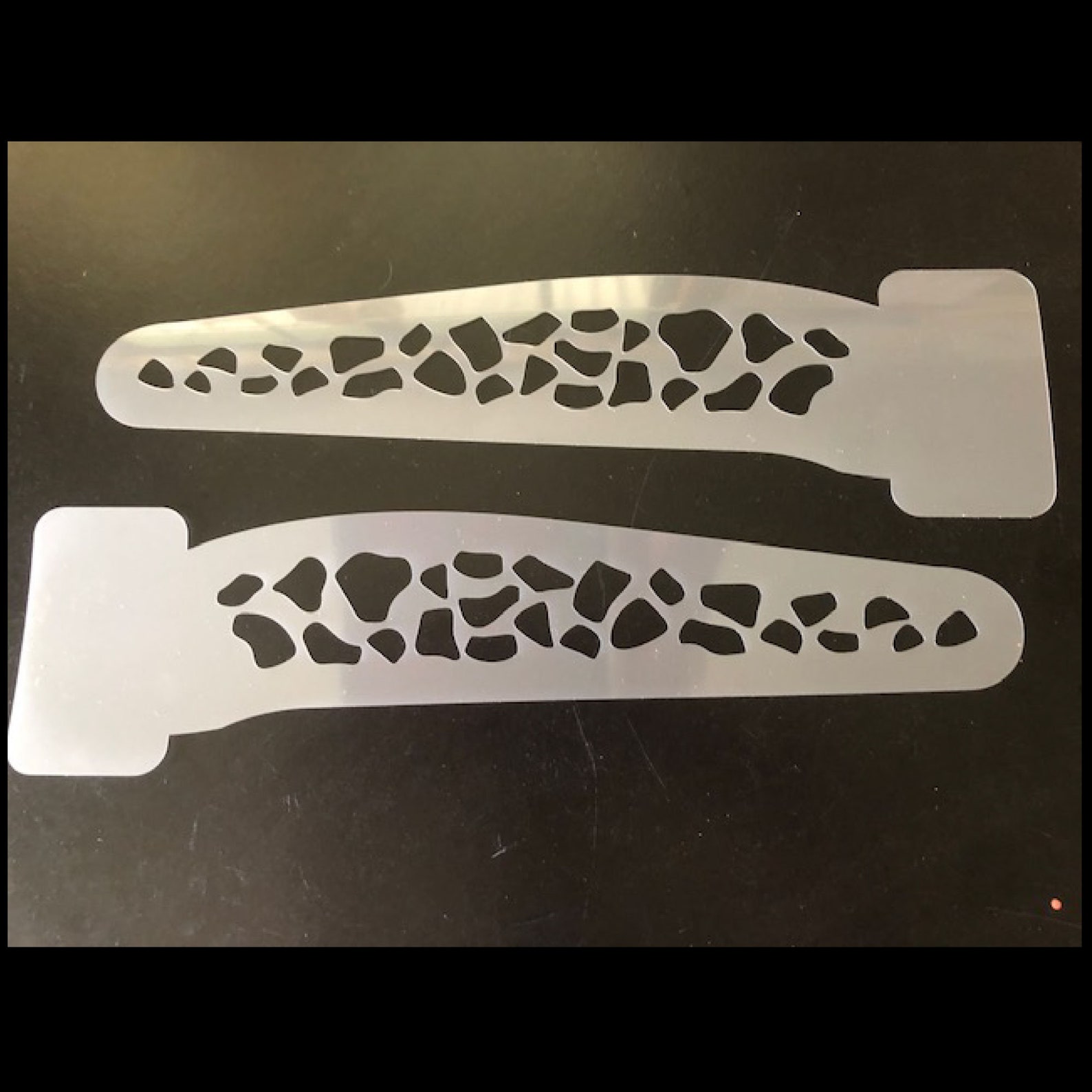 9 x 1.6 Inch Fishing Lure Stencils Various Patterns | Etsy
