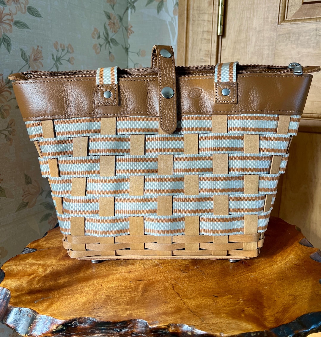 Wooden Handbag, Longaberger Purse, Shoulder Bag - Etsy