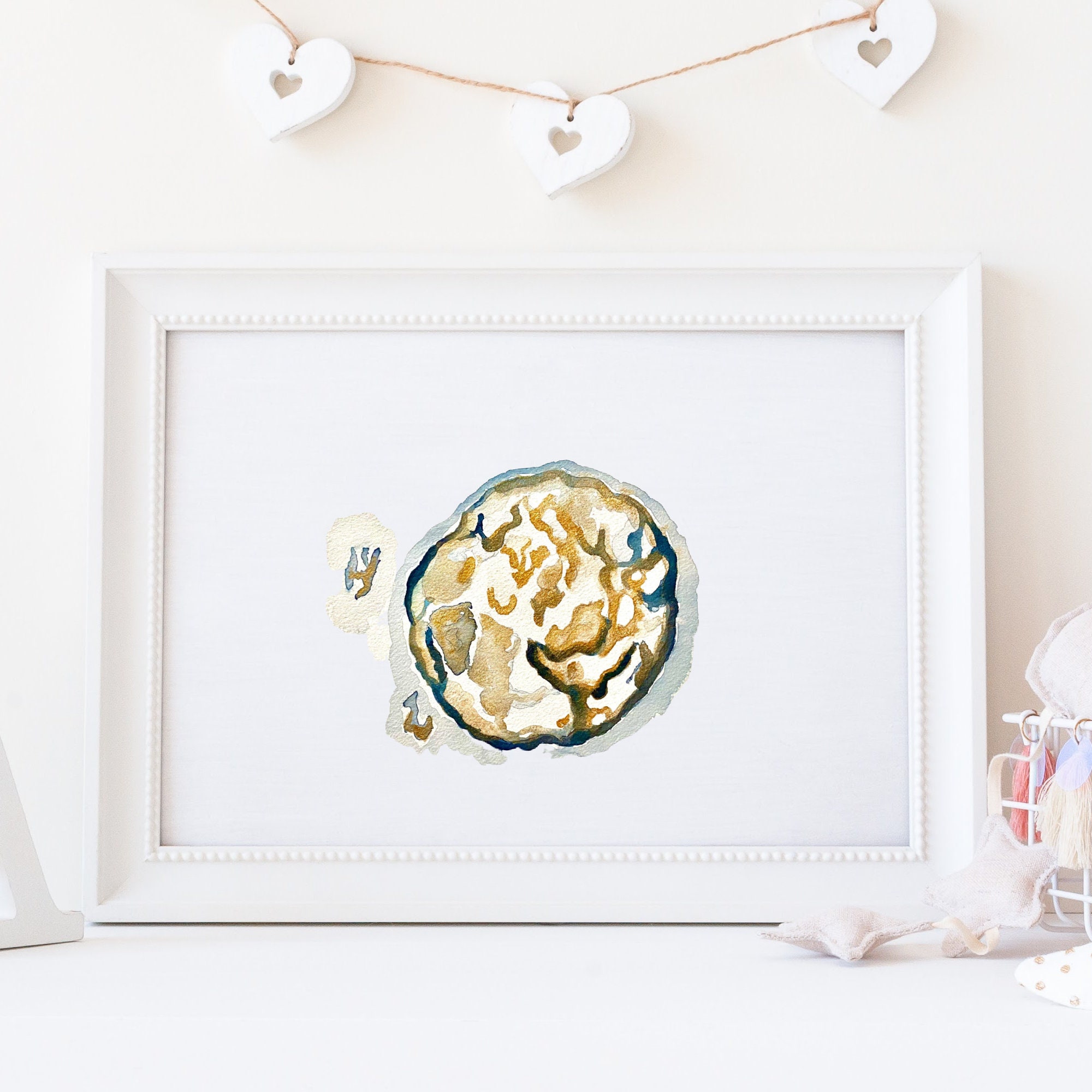 Custom Embryo Art Nursery Baby Shower Gift New Baby | Etsy