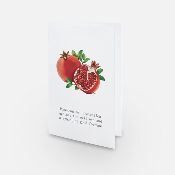 Pomegranate Greeting Cards - Etsy