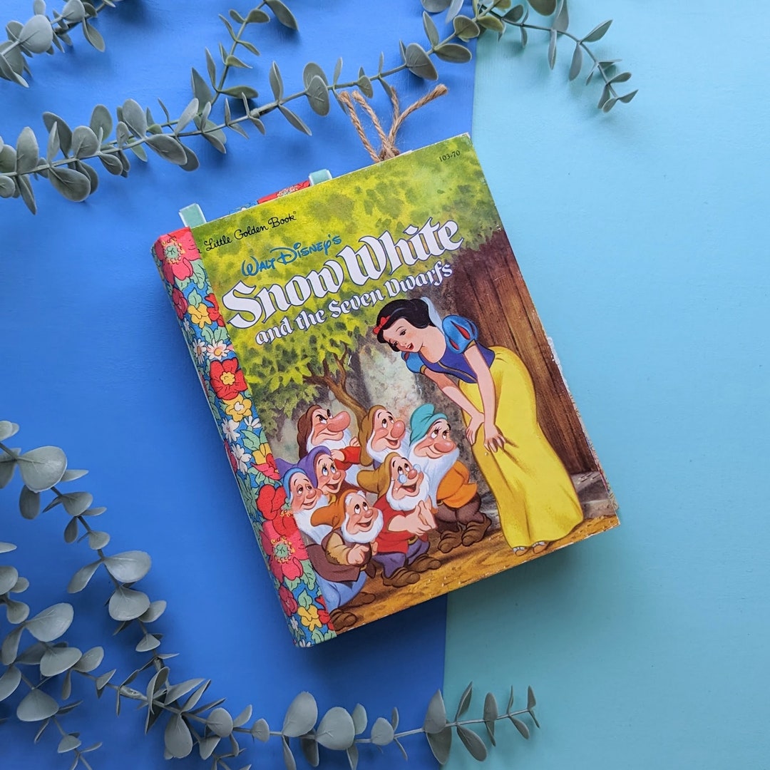 Upcycled Journal Snow White Journal Junk Journal Upcycled Little Golden ...