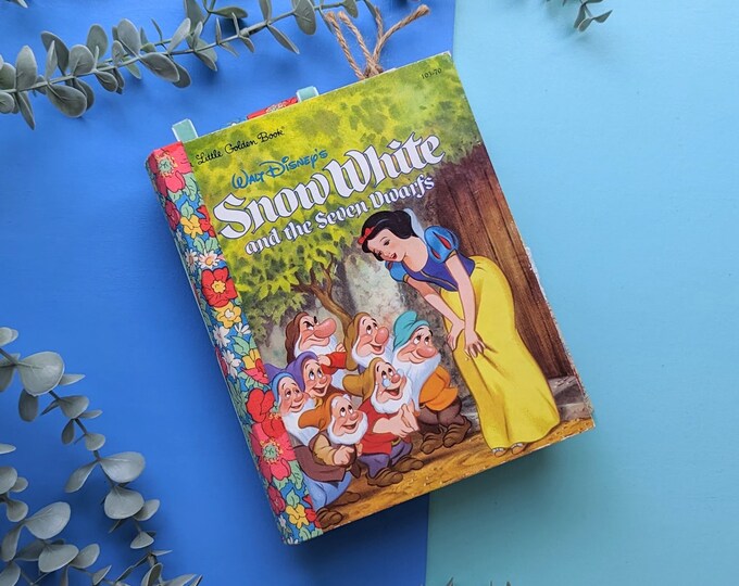 Upcycled Journal - Snow White Journal - Junk Journal - Upcycled Little ...