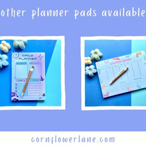 Monthly A4 Planner Pad - Undated Calendar - Colourful Desk Planner ...