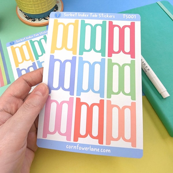 Tab Stickers - Etsy
