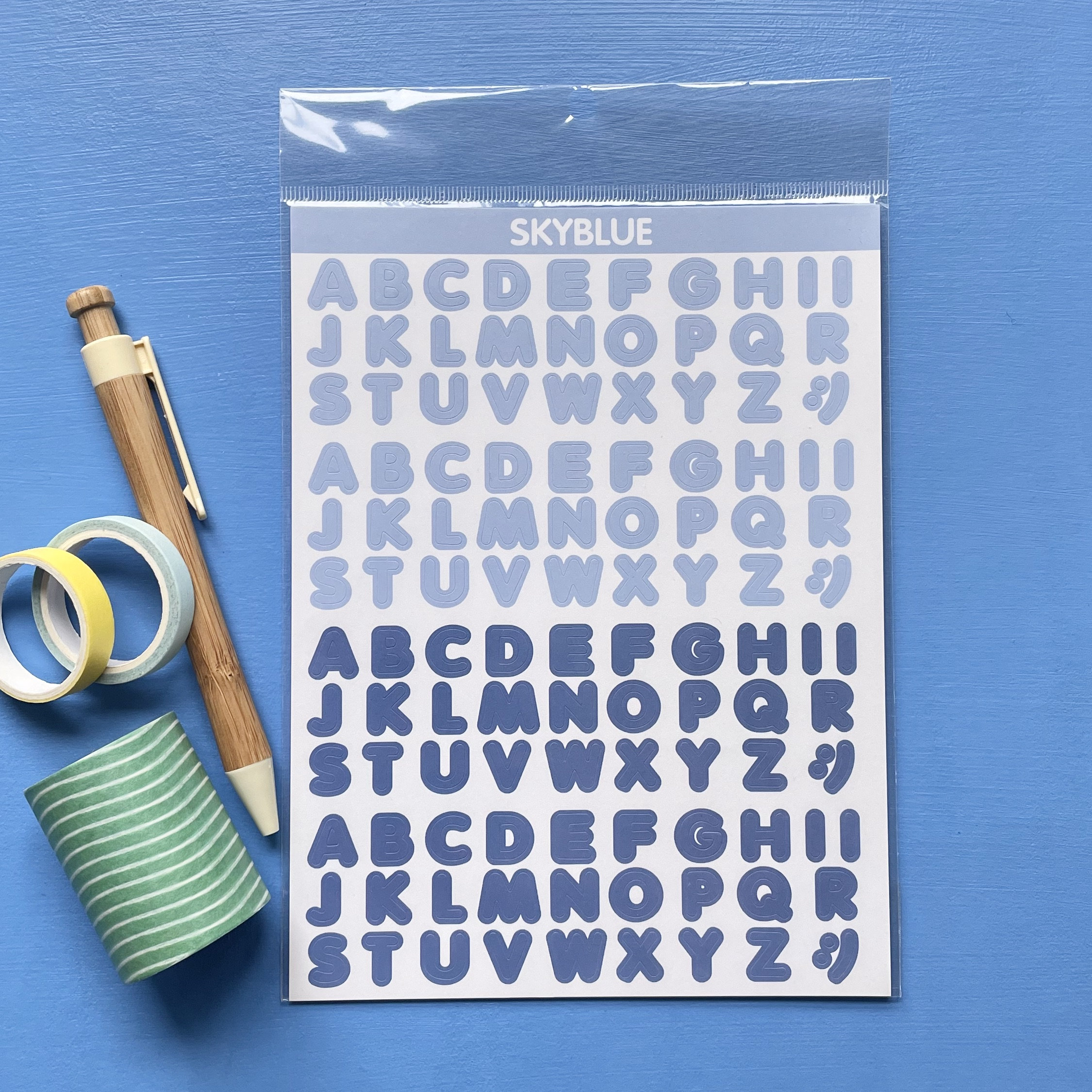 Alphabet Stickers / Colourful Alpha Stickers / English - Etsy