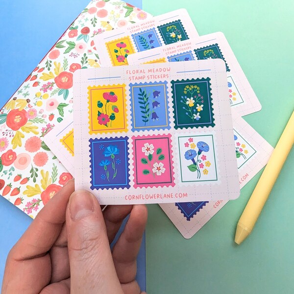 Stamp Stickers - Etsy
