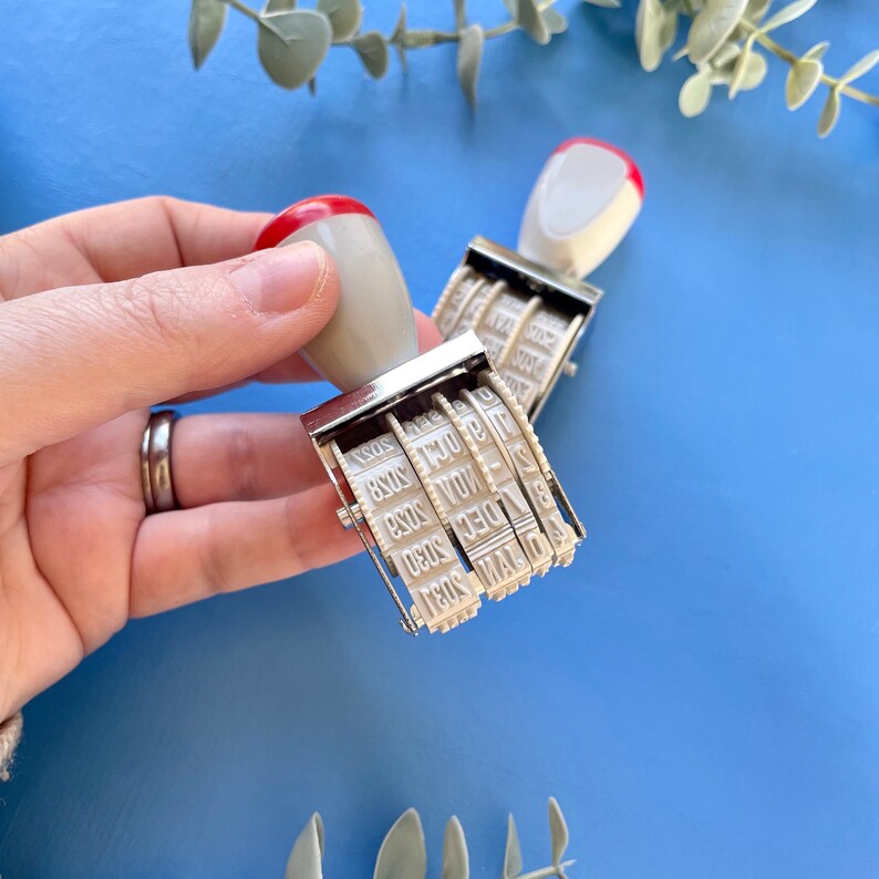 Rubber Date Stamp Date, Month, Year Stamp Multiple Date Stamp - Etsy