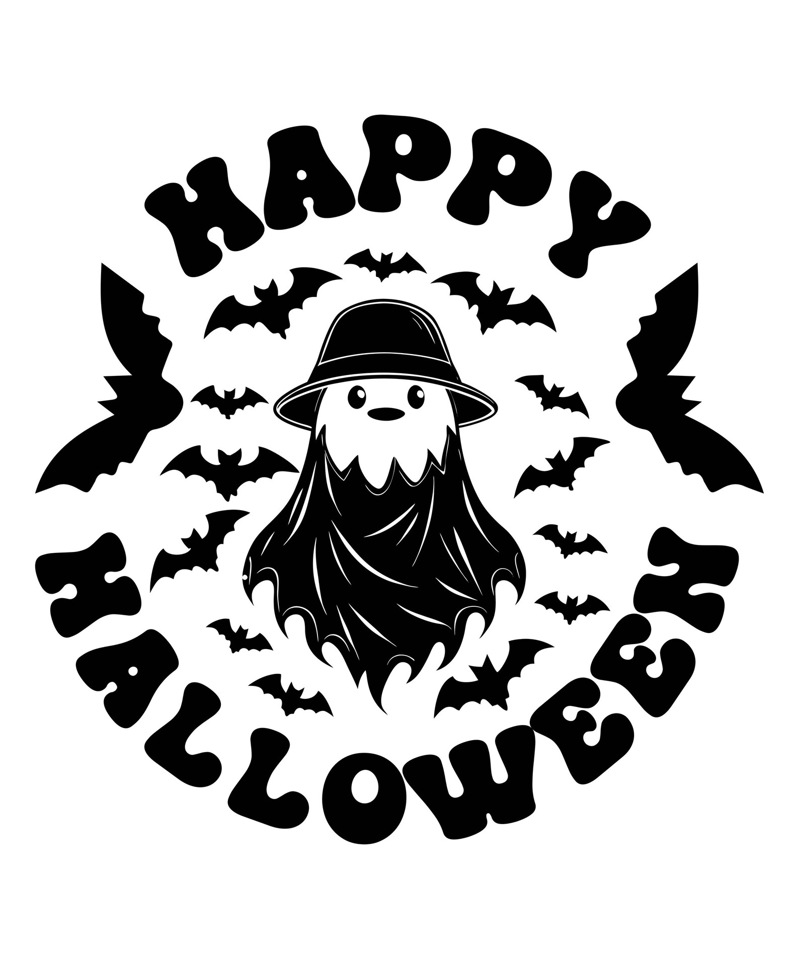 Happy Halloween Digital Files | Svg Png Jpg Ai Eps Dxf | Halloween ...