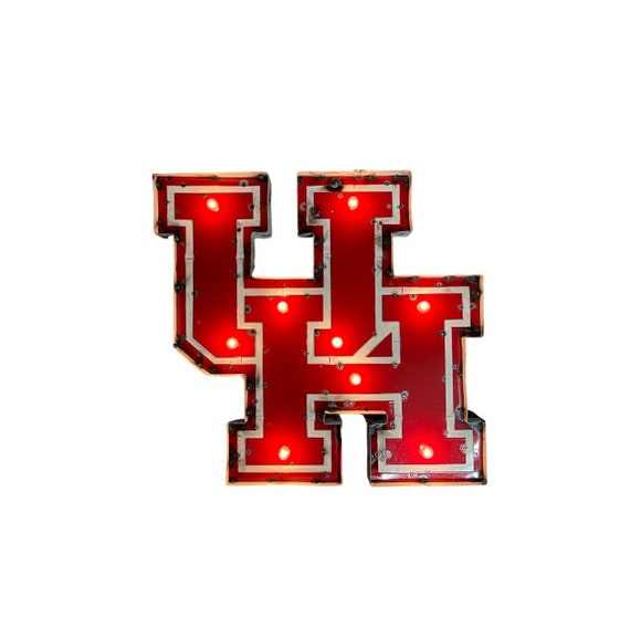 University Of Houston Cougars Logo Houston Cougars Logo Etsy