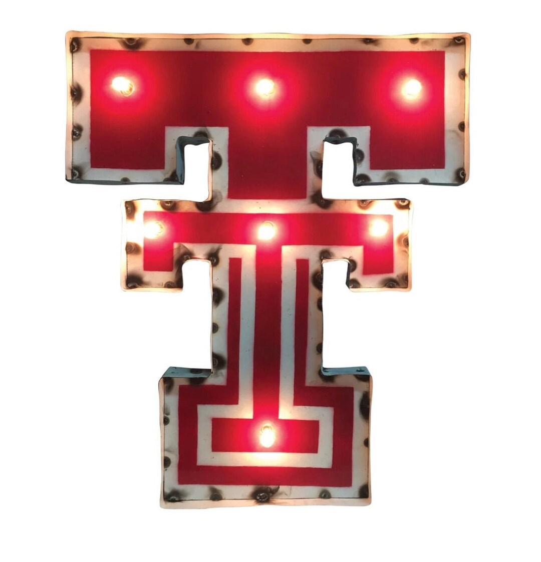 Texas Tech Recycled Wall Decor - Etsy