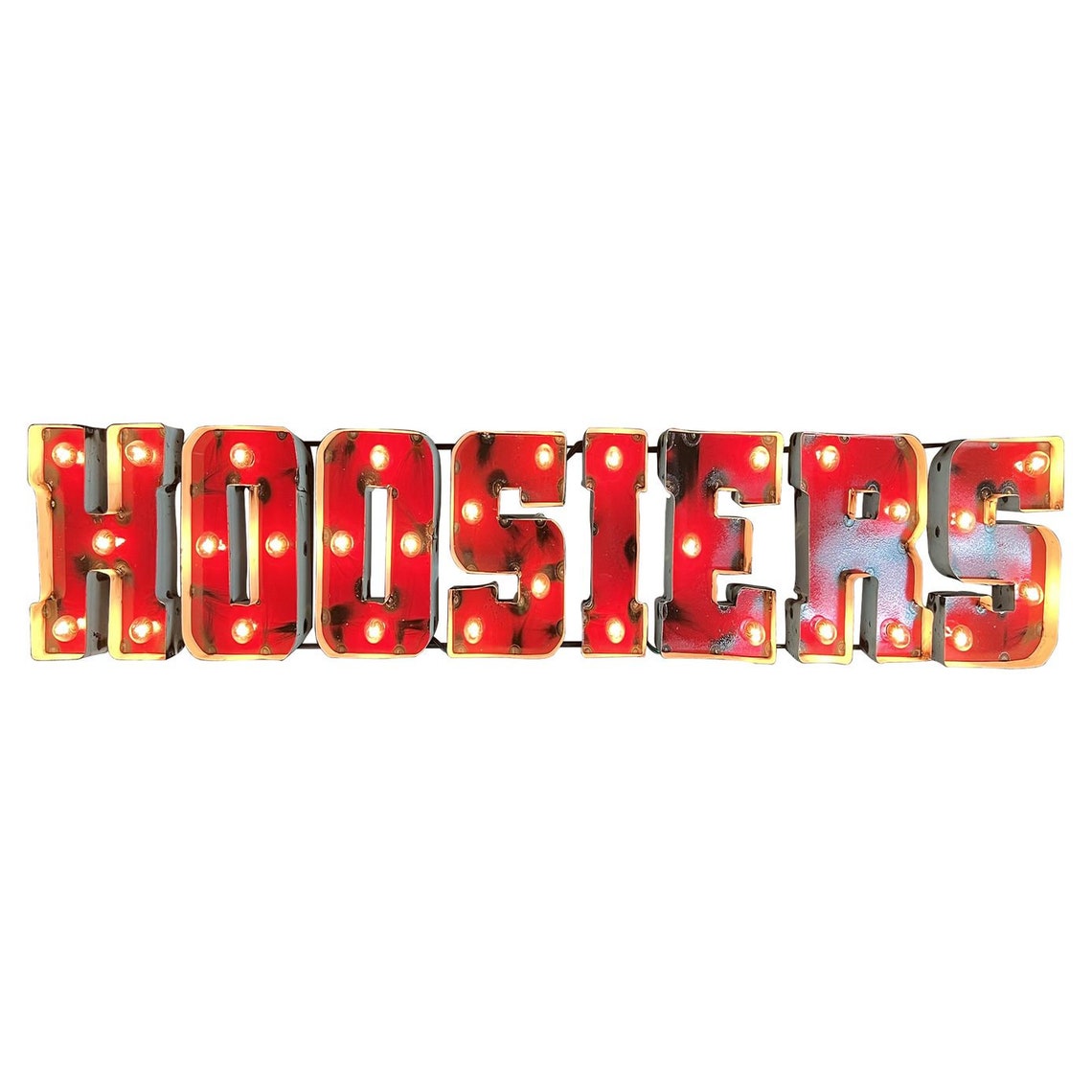 Indiana Hoosiers Recycled Metal Wall Decor - Etsy