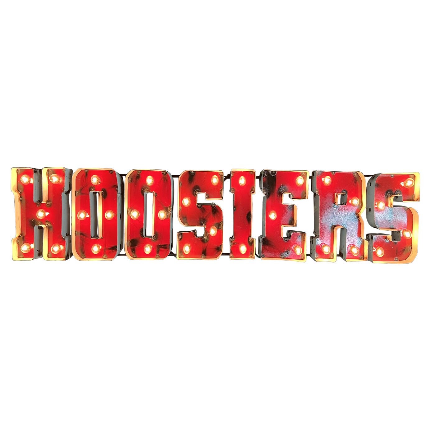 Indiana Hoosiers Recycled Metal Wall Decor - Etsy