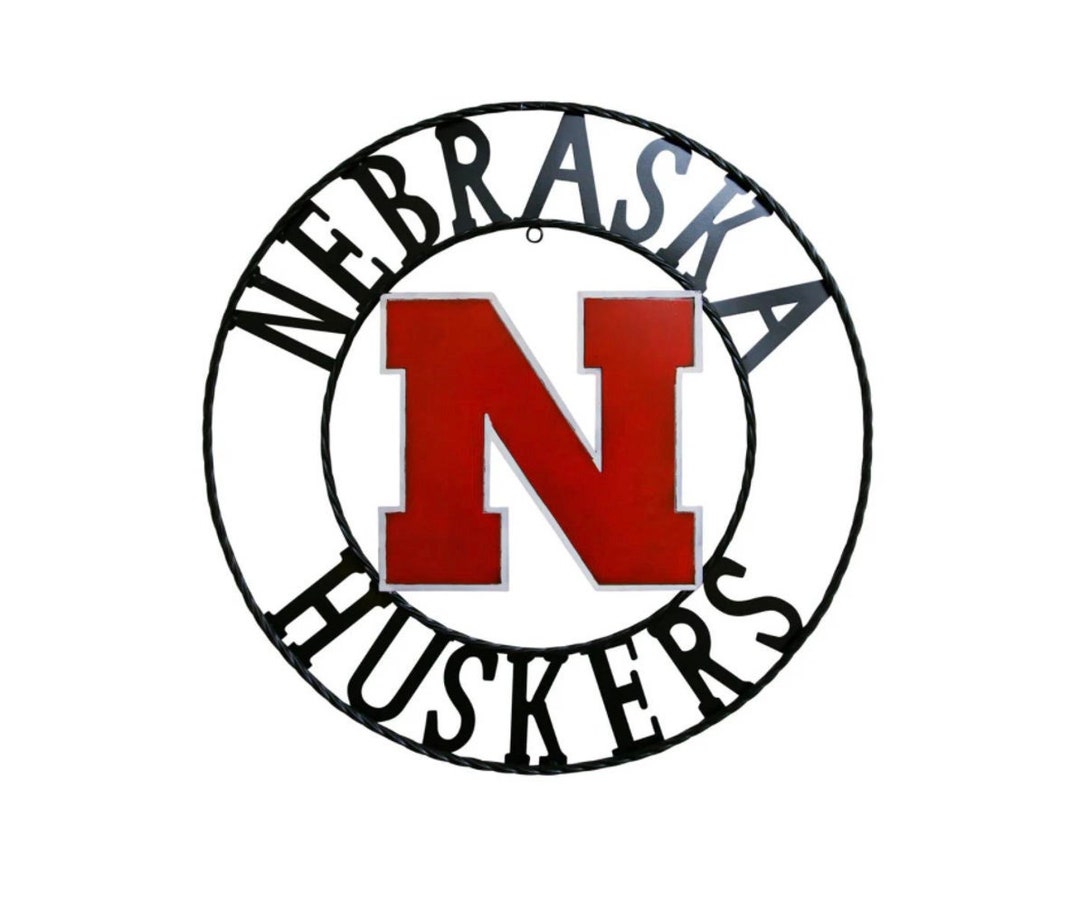 University of Nebraska Huskers Wrought Iron Wall Decor - Etsy