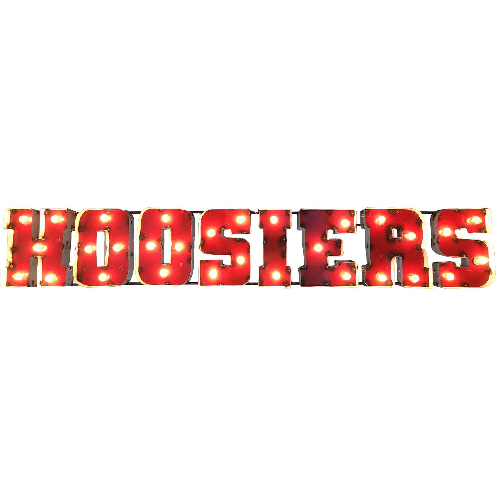 Indiana Hoosiers Recycled Metal Wall Decor - Etsy