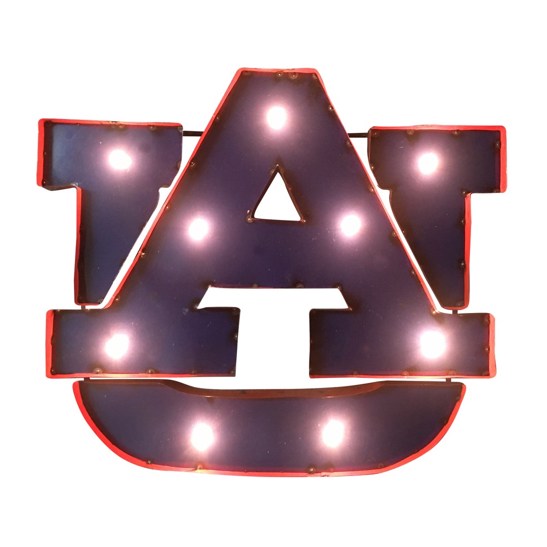 Auburn University Recycled Metal Wall Decor - Etsy