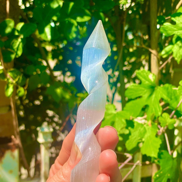 Selenite Wand - Etsy