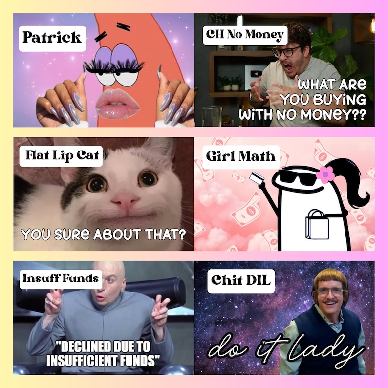 Meme Card Skin Covers - Funny Memes - Etsy