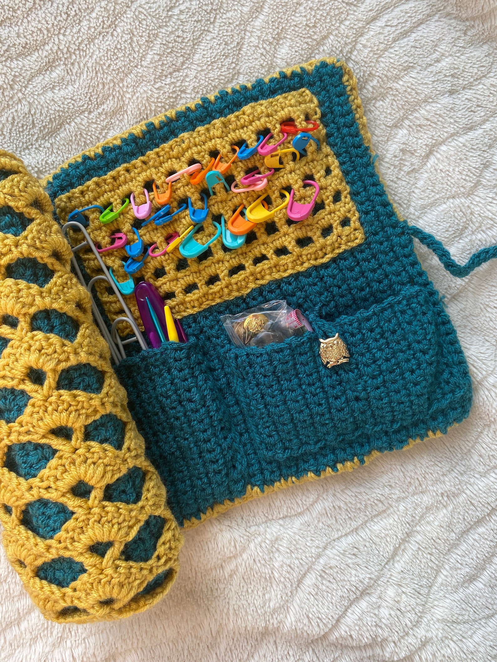 PDF 'cro-shell Hook Caddy' Crochet Pattern - Etsy