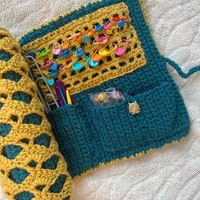 Crochet Organizer Pattern PDF | Remote Holder and Storage Pocket | Wall ...