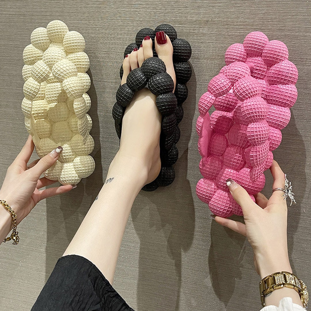 Bubble Slippers Summer Flip-flops Women Indoor Outdoor Flat - Etsy