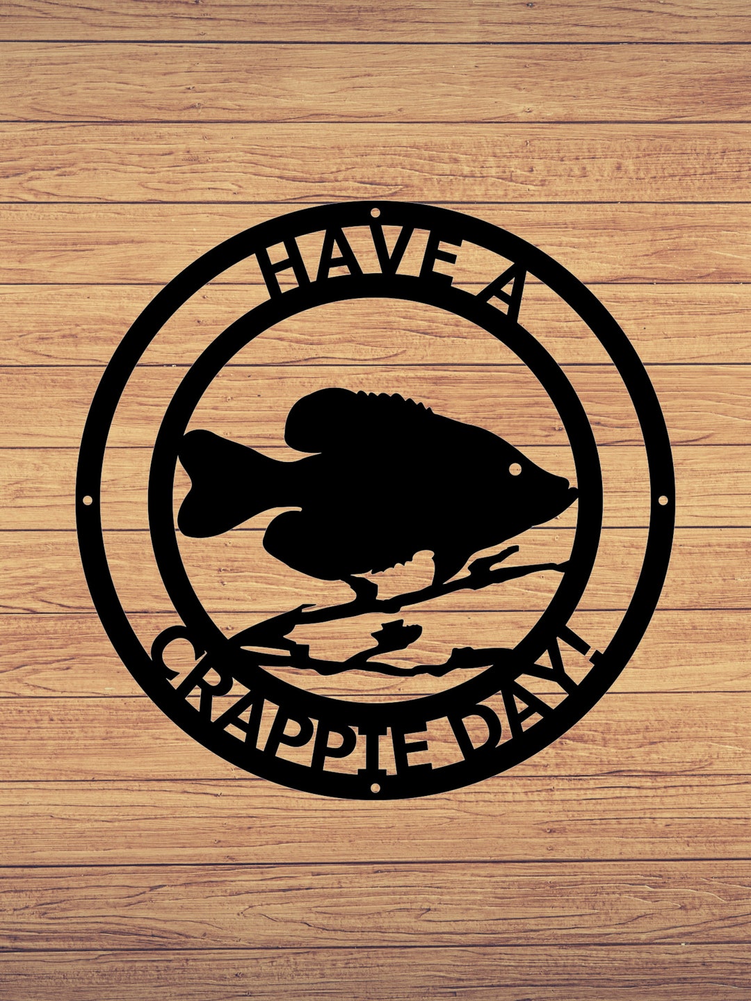 Have a Crappie Day Sign-Perfect Christmas Gift for any Fisherman ...
