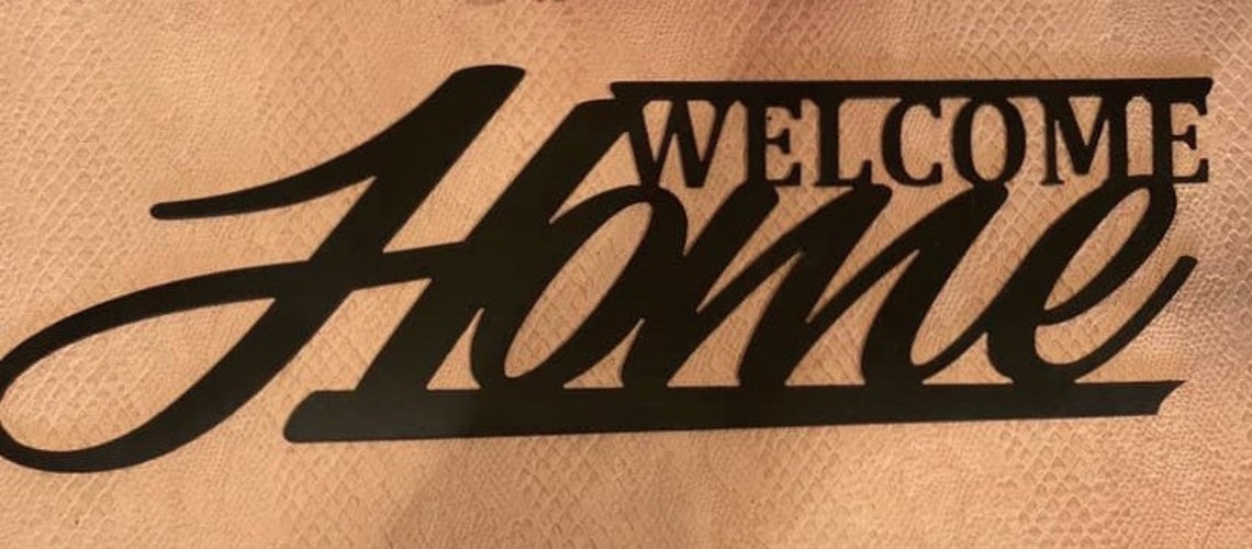 Welcome Home Metal Sign FREE SHIPPING! Great Unique Christmas Gift for ...